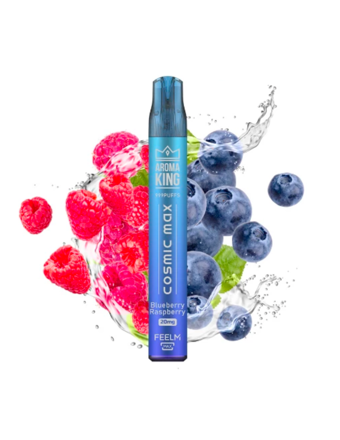 Pod Desechable AK Cosmic Max Blueberry Raspberry by Aroma King 20mg ...